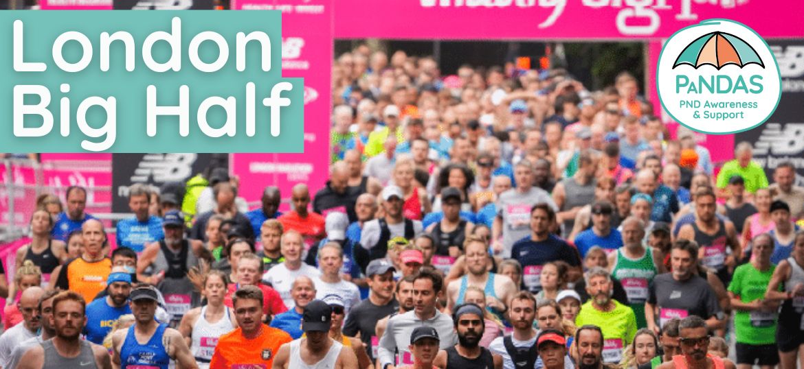 London Big Half 2024: PANDAS charity space – PANDAS Foundation UK